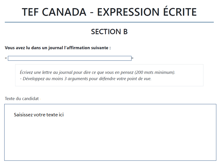Expression écrite - argumentation - Plateforme de préparation pour ...